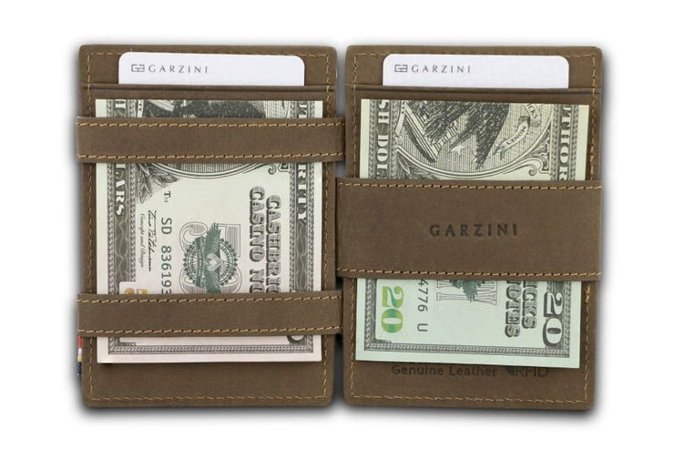 Leather Magic Wallet RFID - Garzini Essenziale